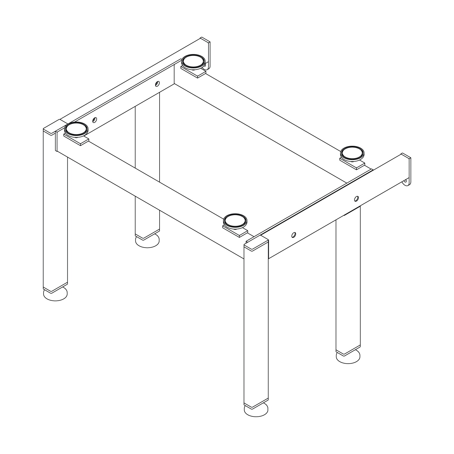Cantilever Adjustable Belfast Sink Support Stand