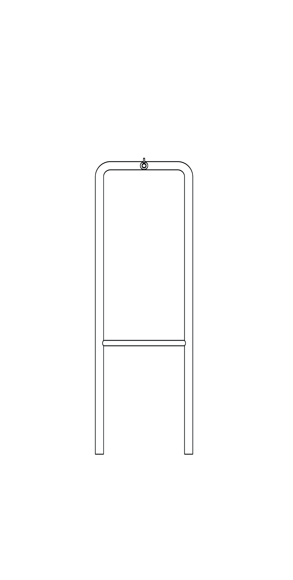 Door restrainer with a standard catch