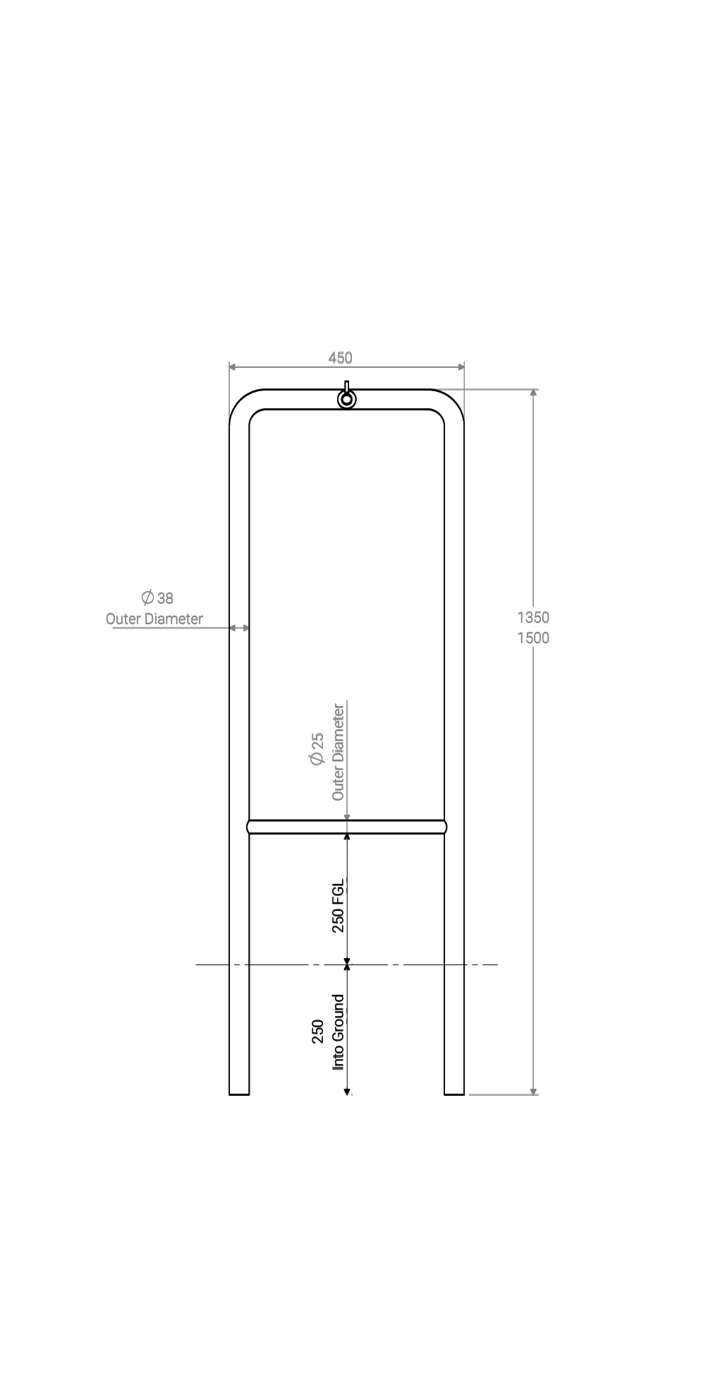 Door restrainer with a standard catch