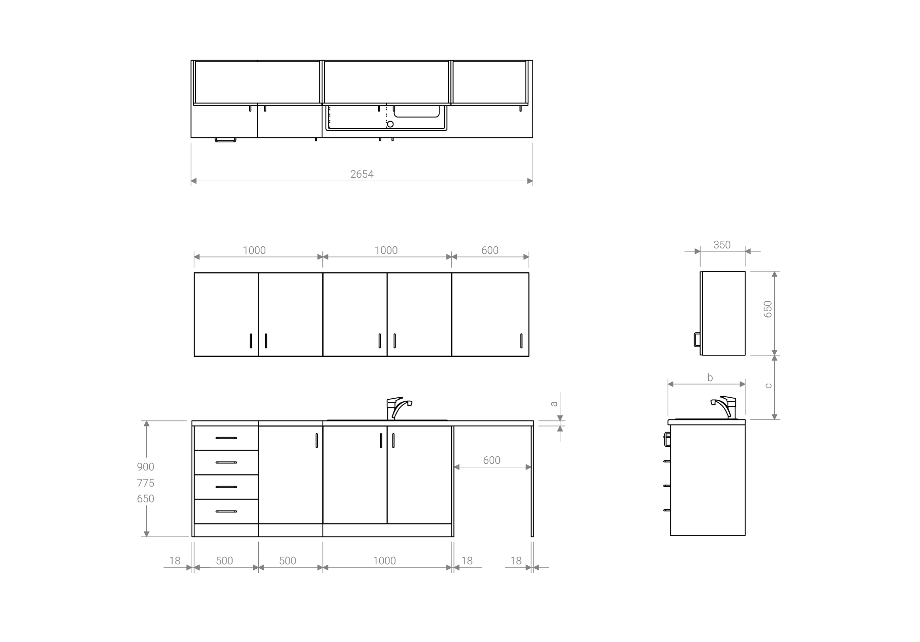 Kitchenette Configuration