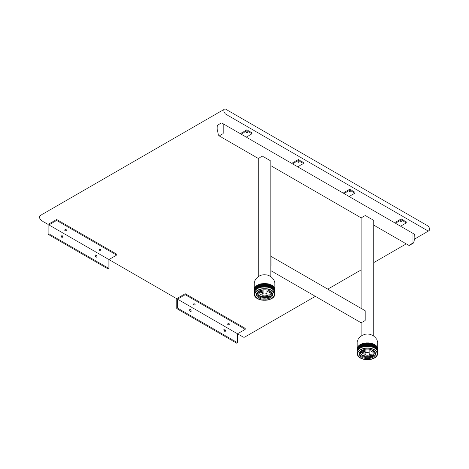 Cantilever Peninsular Workbench System