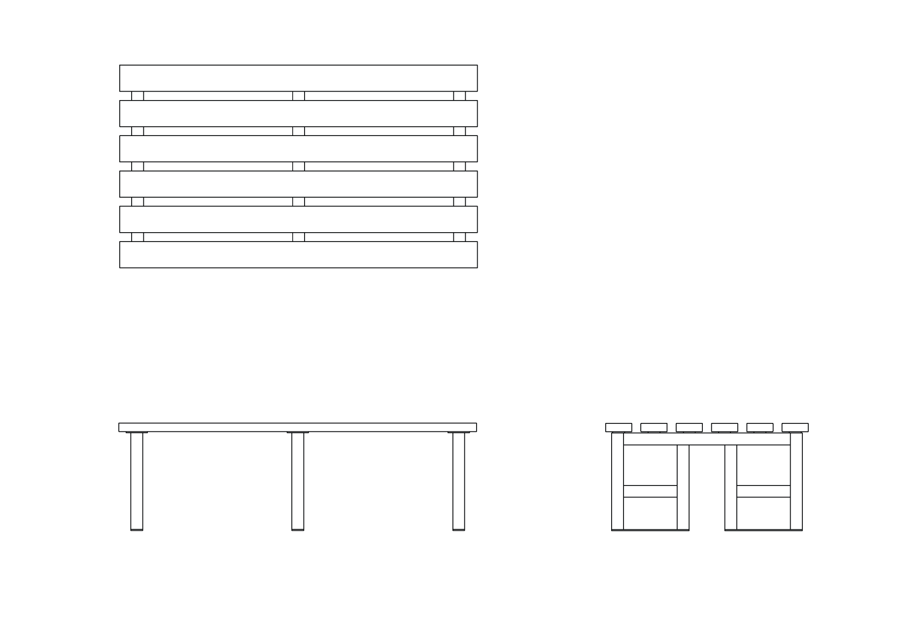 Prison Grade Island Seat Unit