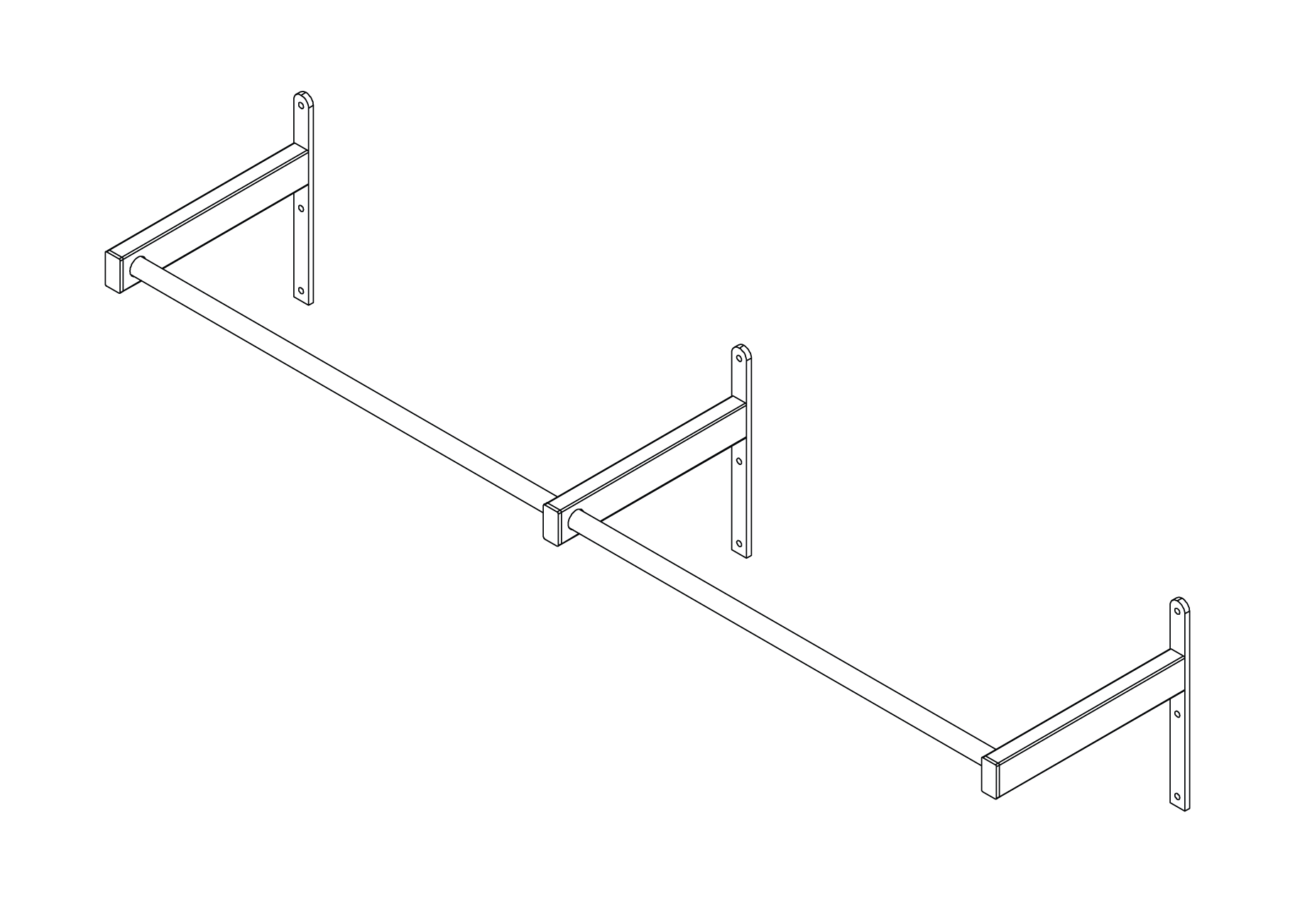 Wall Fixed Hanger Rail