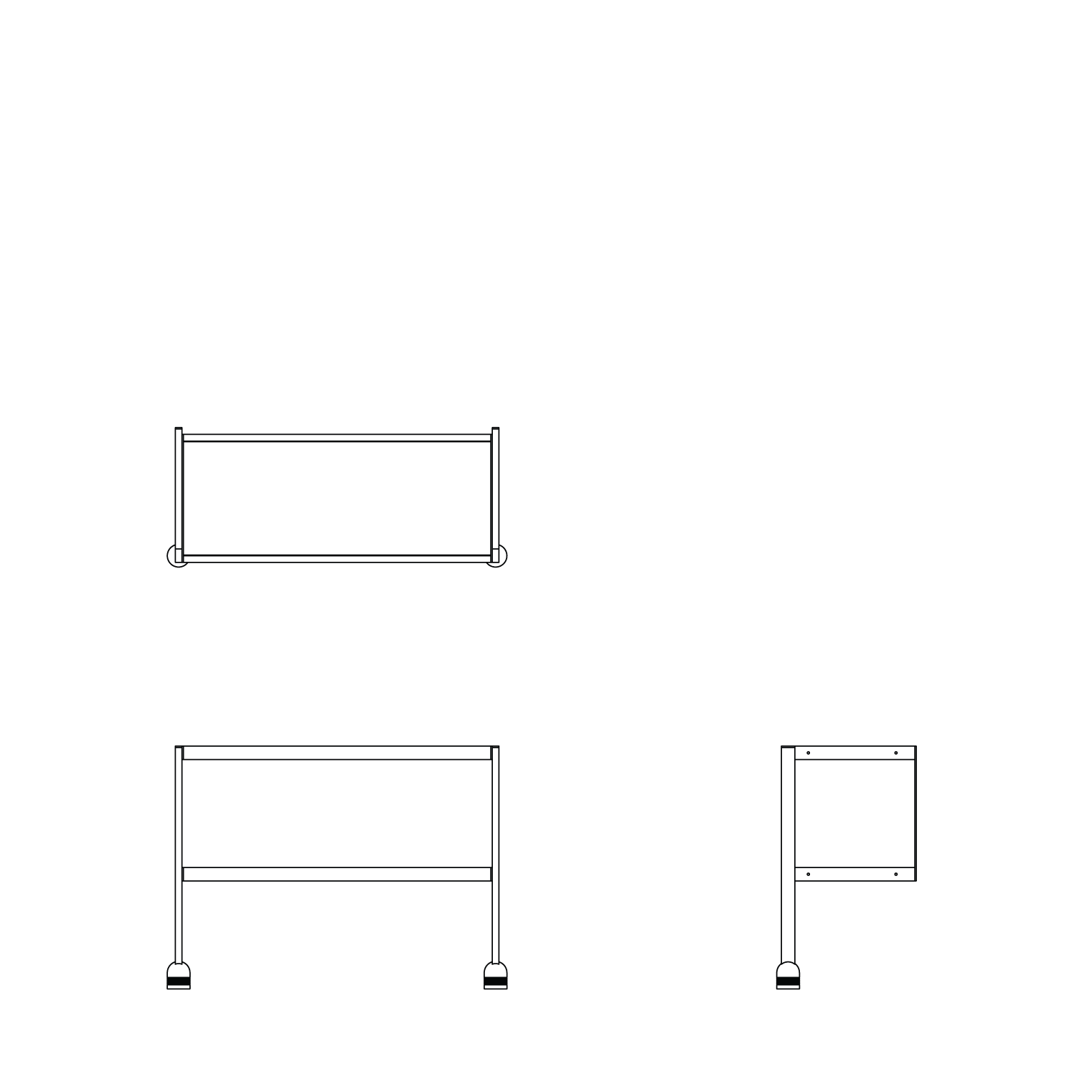 2 tier wall fixed heavy duty racking system